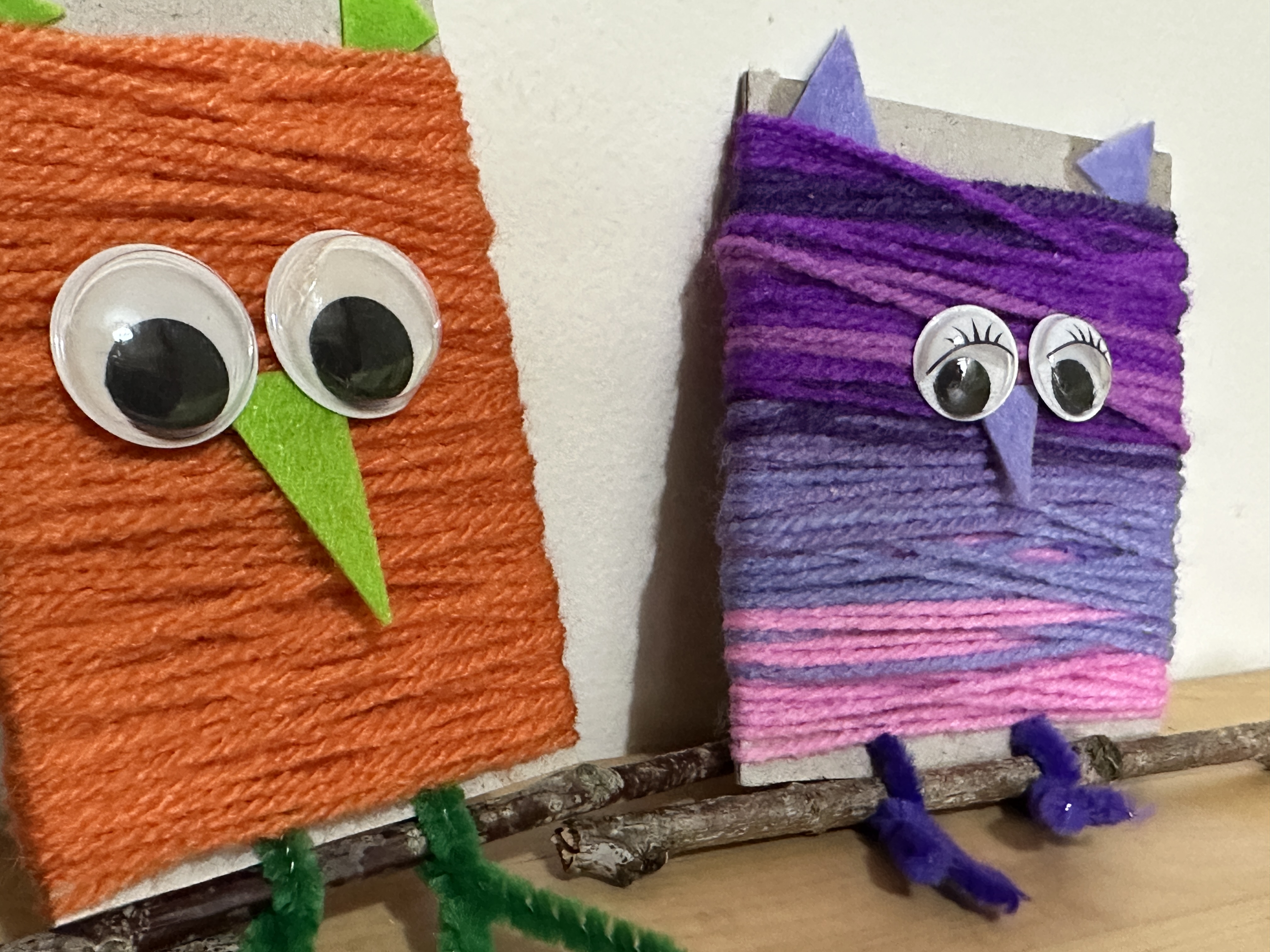 Yarn Wrapped Owls – Beading Brilliant